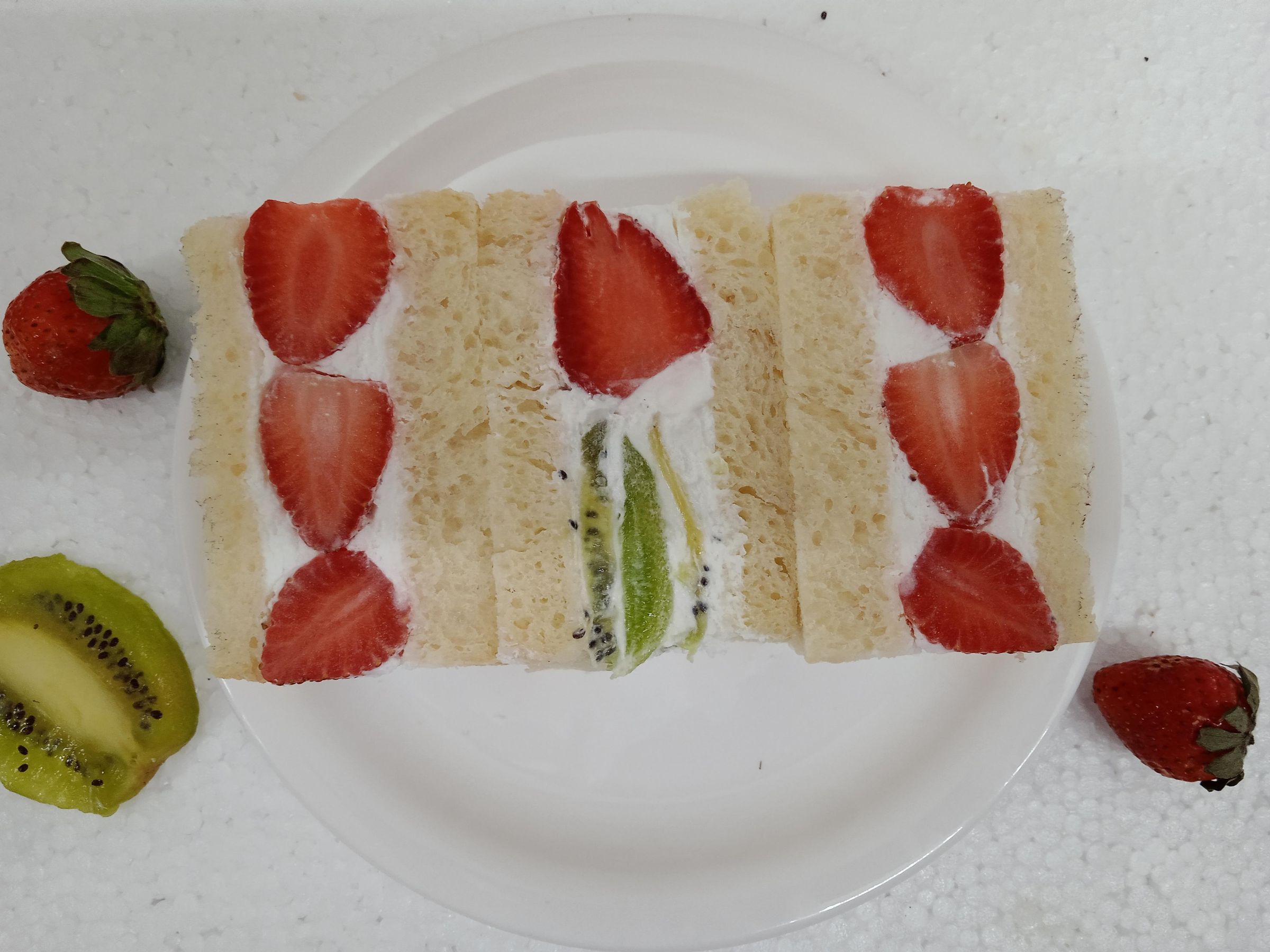 Japanese Fruit Sando Using Homemade Shokupan Bread : 22 Steps (with ...