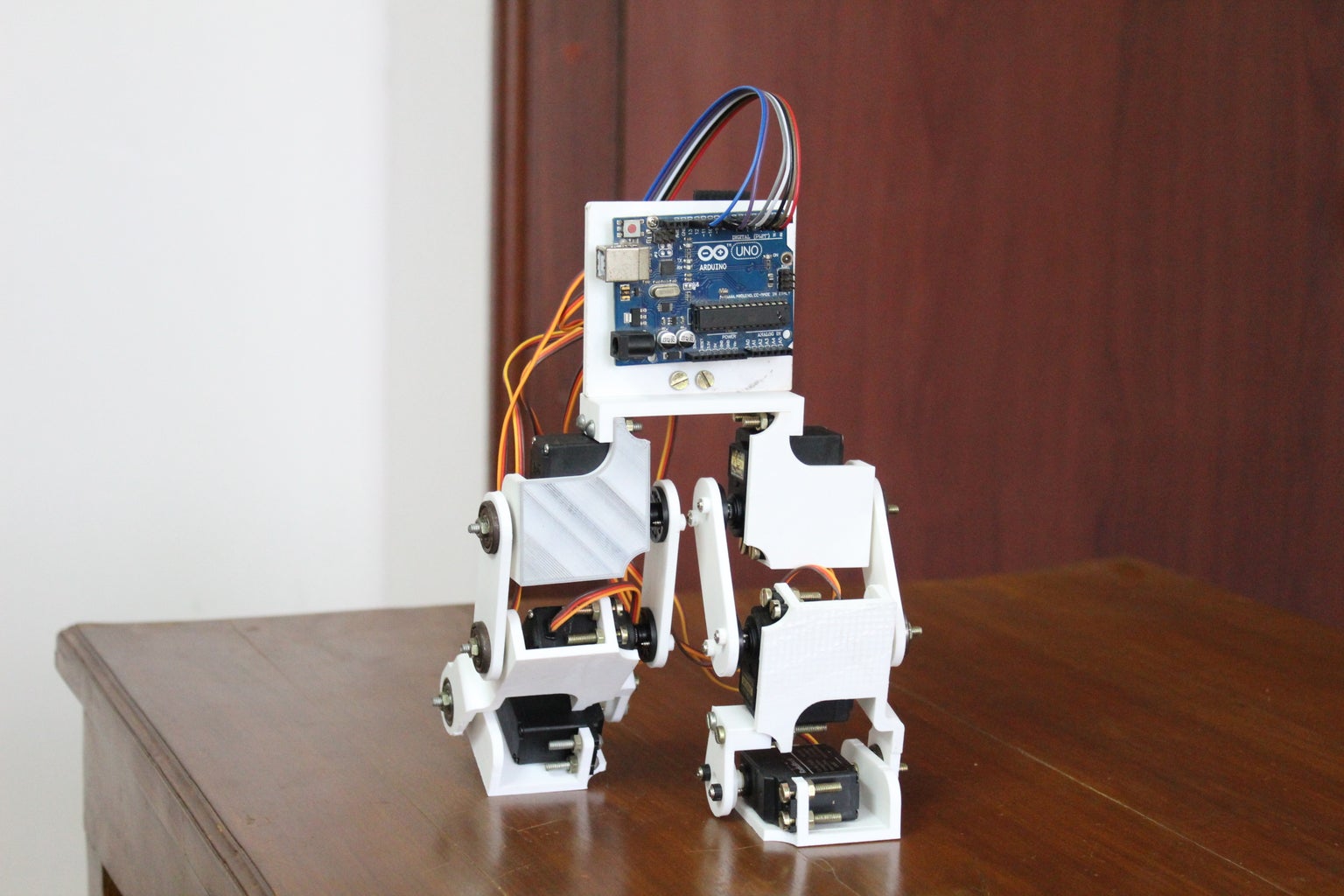 Arduino Controlled Robotic Biped 13 Steps With Pictures Instructables
