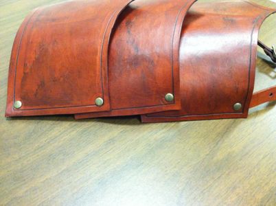 How to Make a Leather Pauldron (or Spaulder) : 7 Steps (with Pictures ...