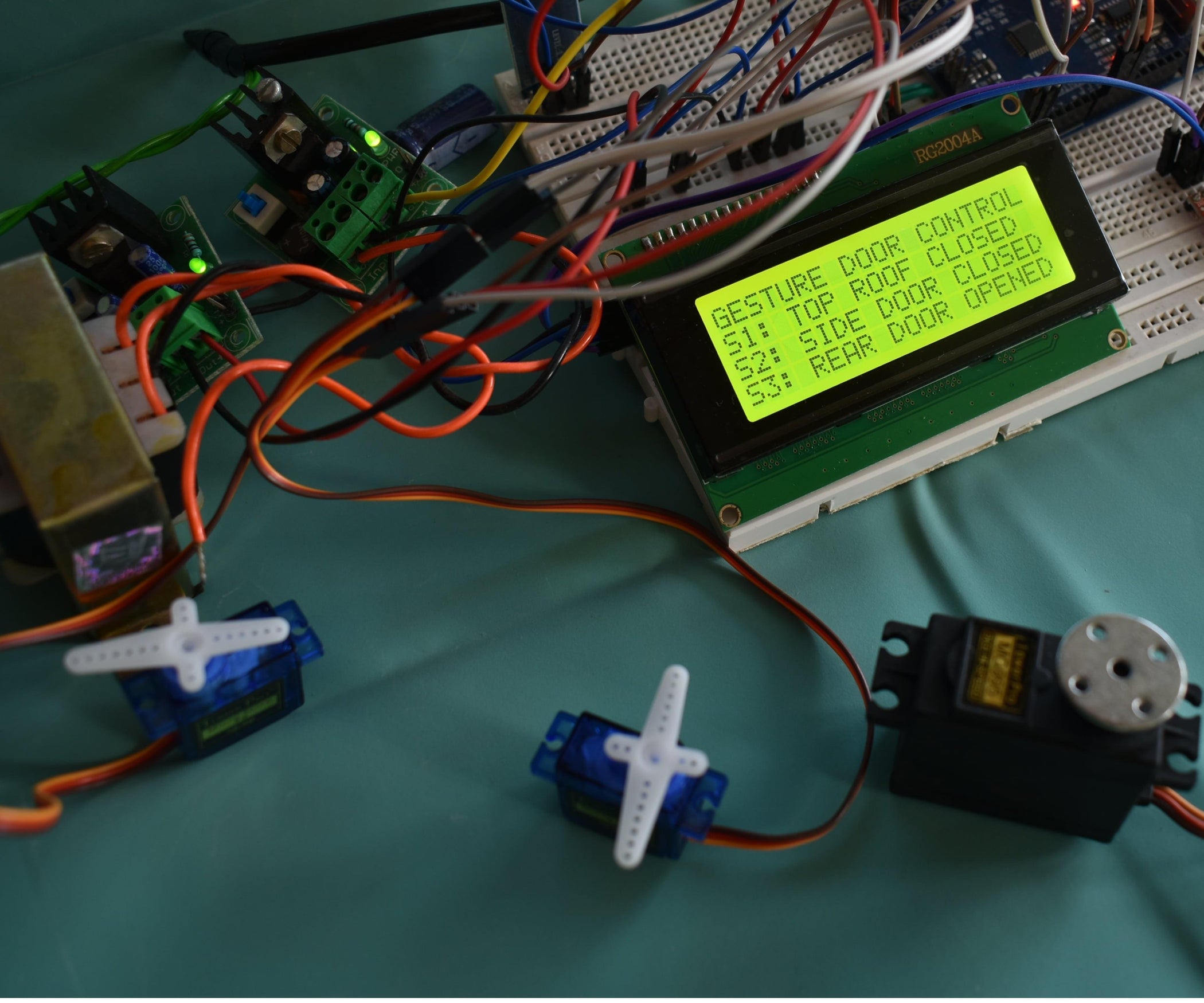 Gesture Controlled Door Using Servo Motor Instructables 2970