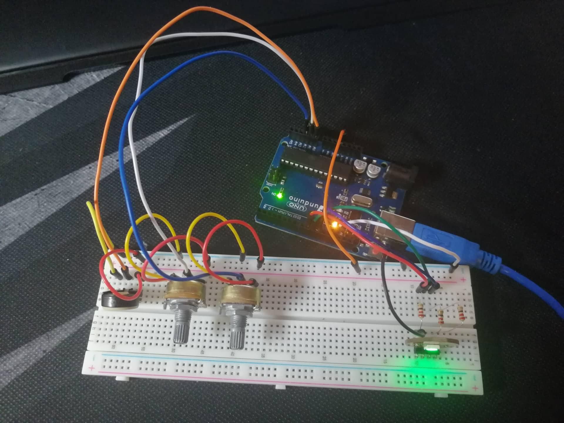 Arduino - RGB Led Control With POTENTIOMETERS - Instructables