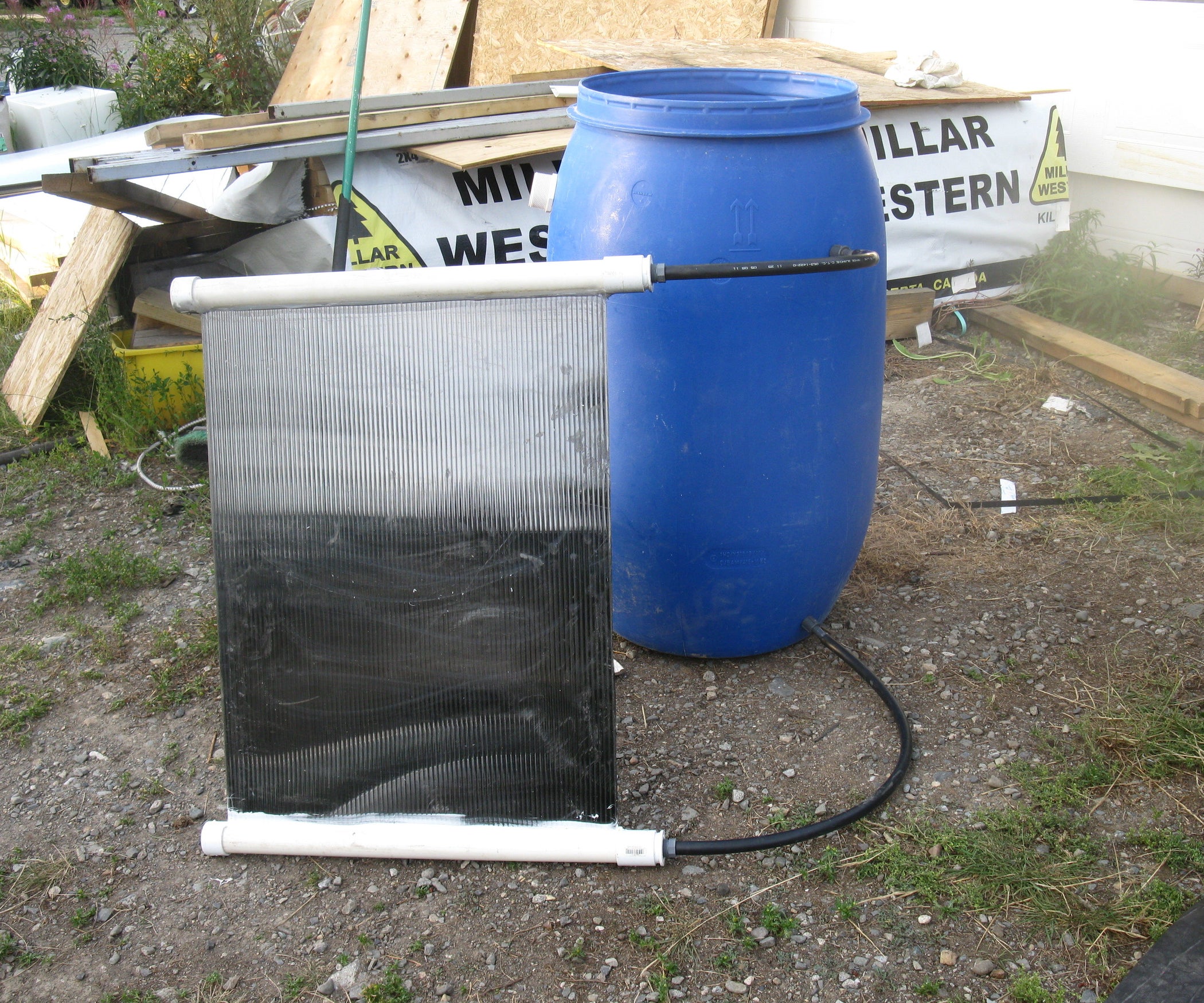 Passive Solar Water Heater 5 Steps With Pictures Instructables
