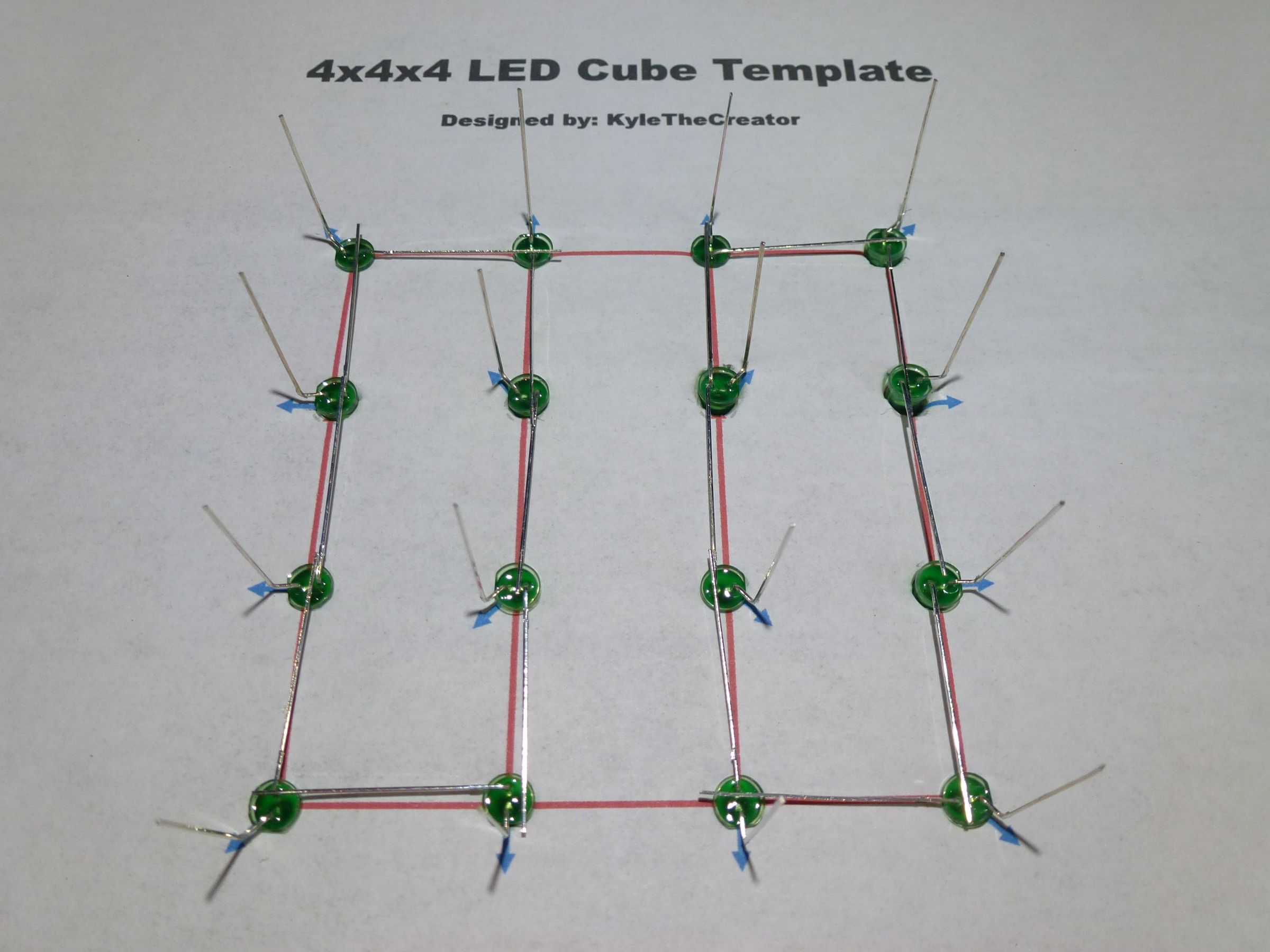 4x4x4 LED Cube (Arduino Uno) : 7 Steps (with Pictures) - Instructables