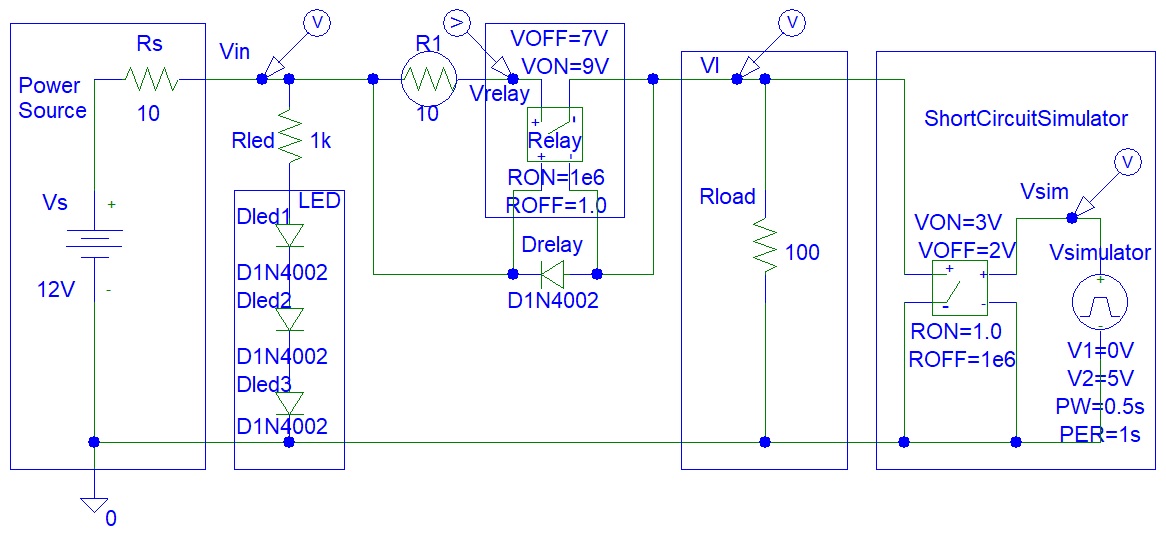 Power Supply With Relay Short Circuit Protection : 5 Steps - Instructables