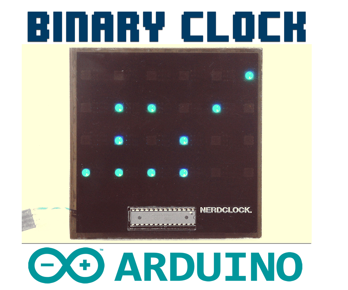 the nerdclock: an rgb binary clock [arduino software] DIY Project - Step-by-Step DIY Project ...