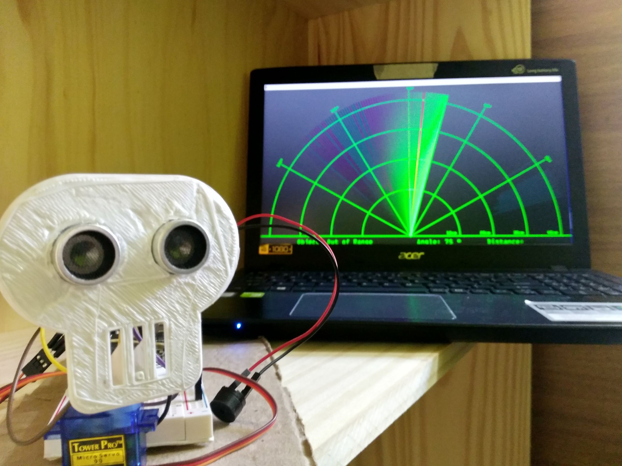Radar Gráfico Con Arduino Y Processing : 6 Steps (with Pictures ...
