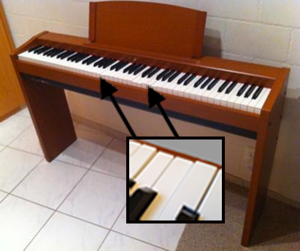 Refurbish an E-Piano: Fix and Polish Broken Keys : 6 Steps (with ...