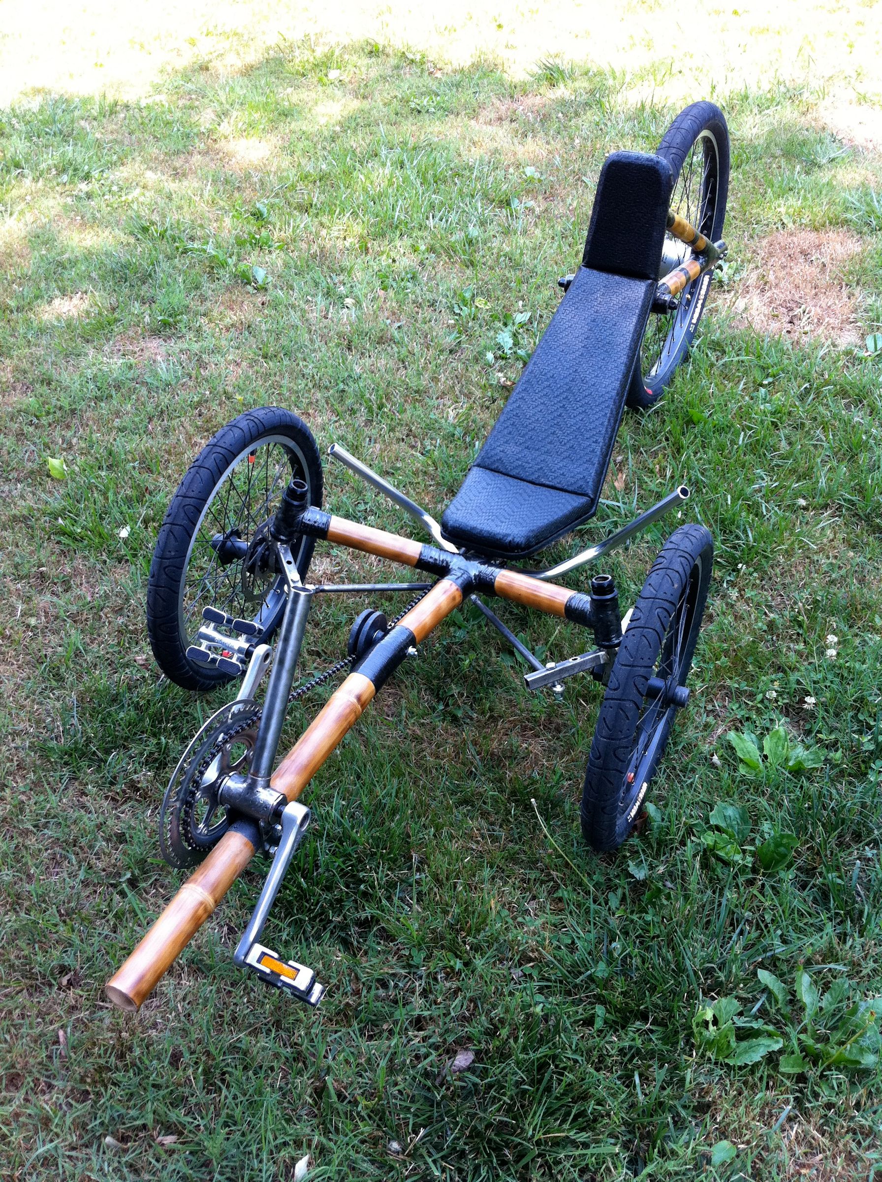 Building a Recumbent Bamboo Trike Frame : 23 Steps (with Pictures ...