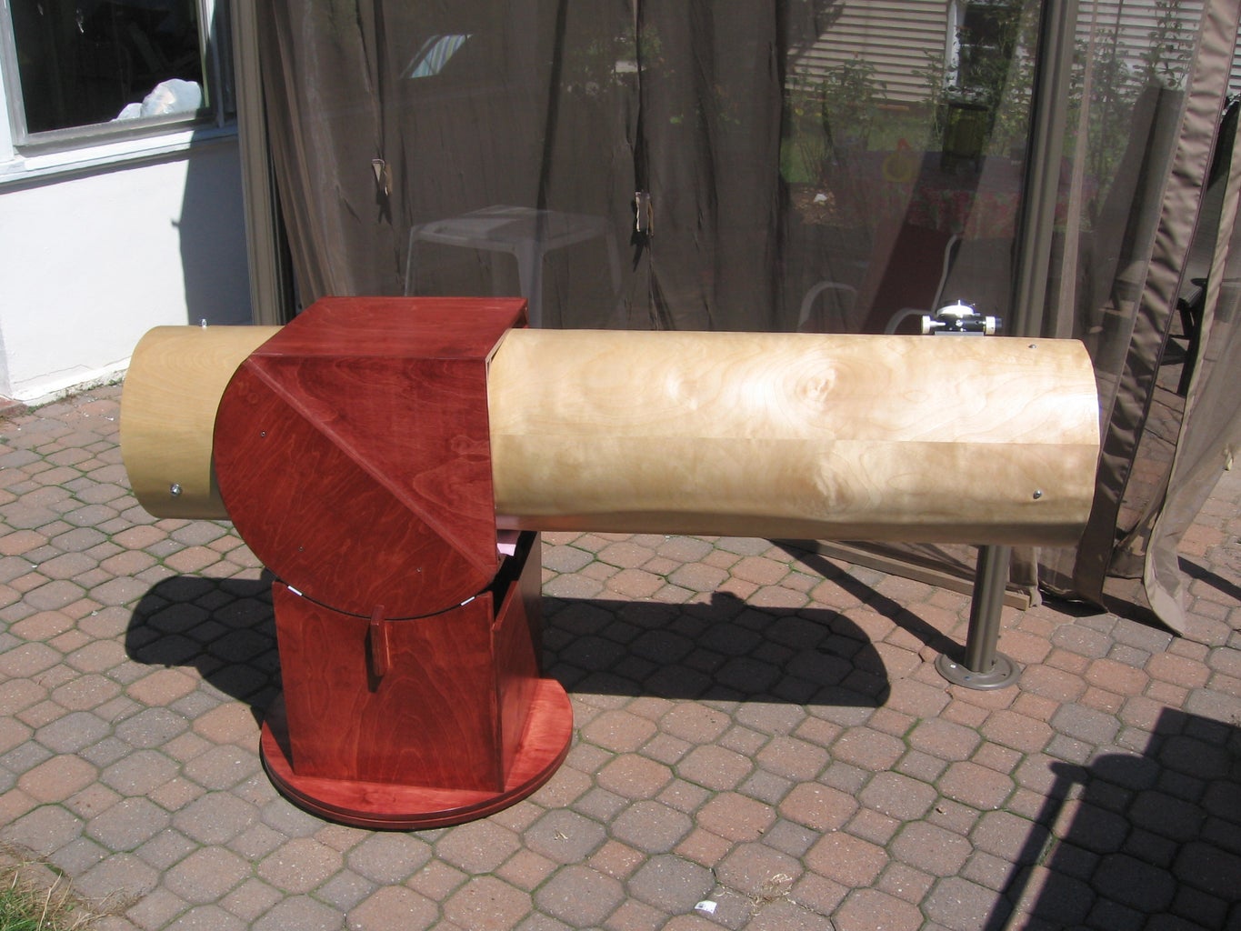 Homemade 125 Inch Dobsonian Telescope 5 Steps With Pictures Instructables