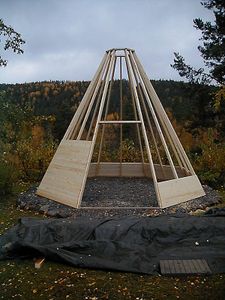 How to Build a Sami Hut in Wood! : 10 Steps (with Pictures) - Instructables