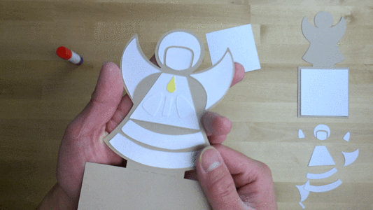 Angel Greeting Pop Up Card : 6 Steps (with Pictures) - Instructables