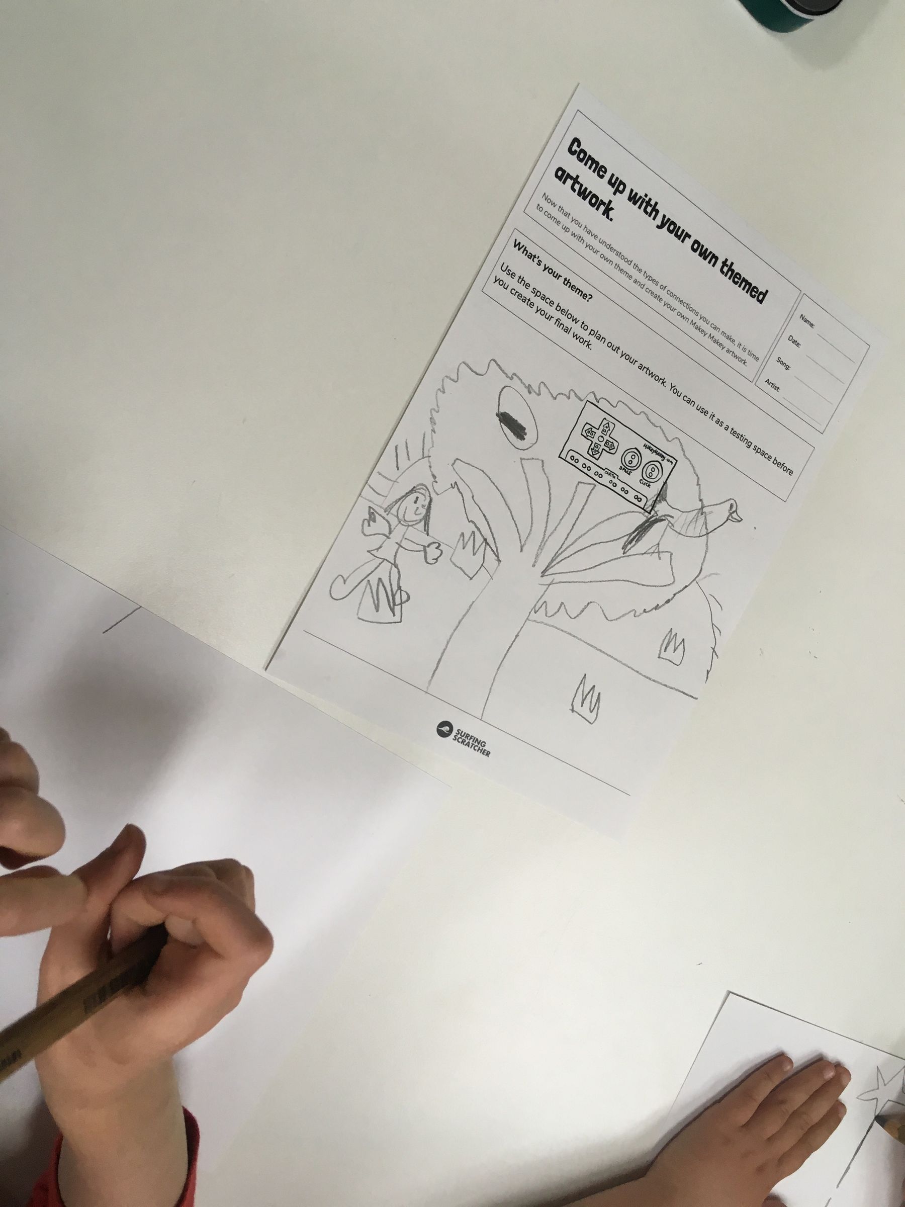 Makey Makey Graphite Drawing Instructions : 8 Steps (with Pictures ...
