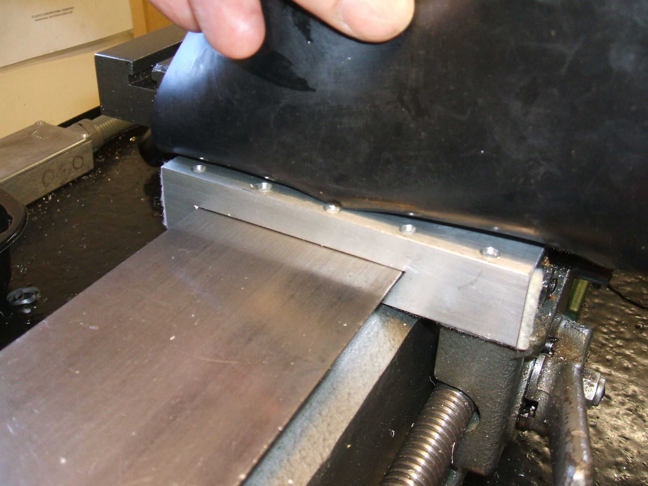 DIY Ways Wiper for Swarf Protection on a Myford ML10 Lathe : 3 Steps ...