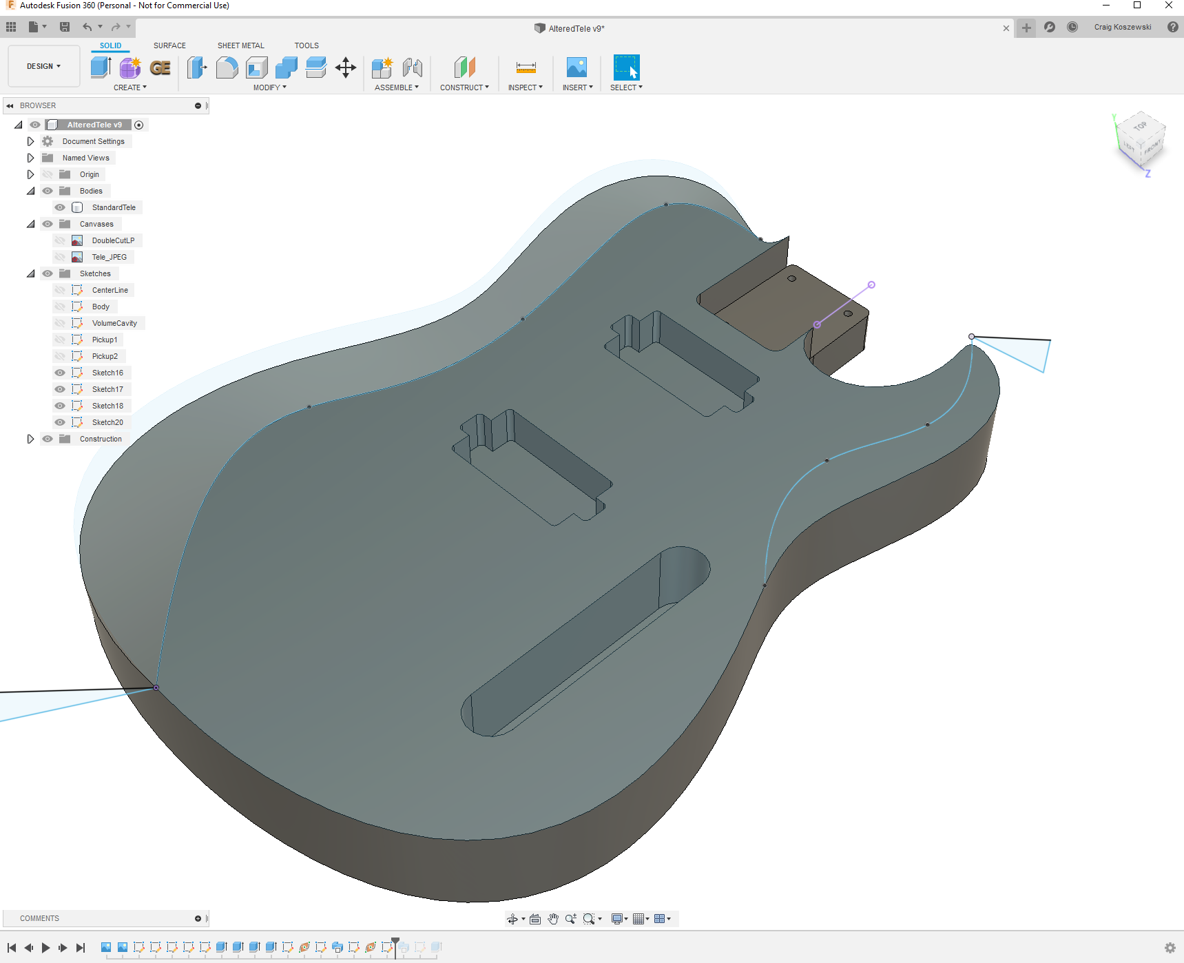 CNC Guitar Using Fusion 360 and a Shapeoko XL : 4 Steps (with Pictures) - Instructables