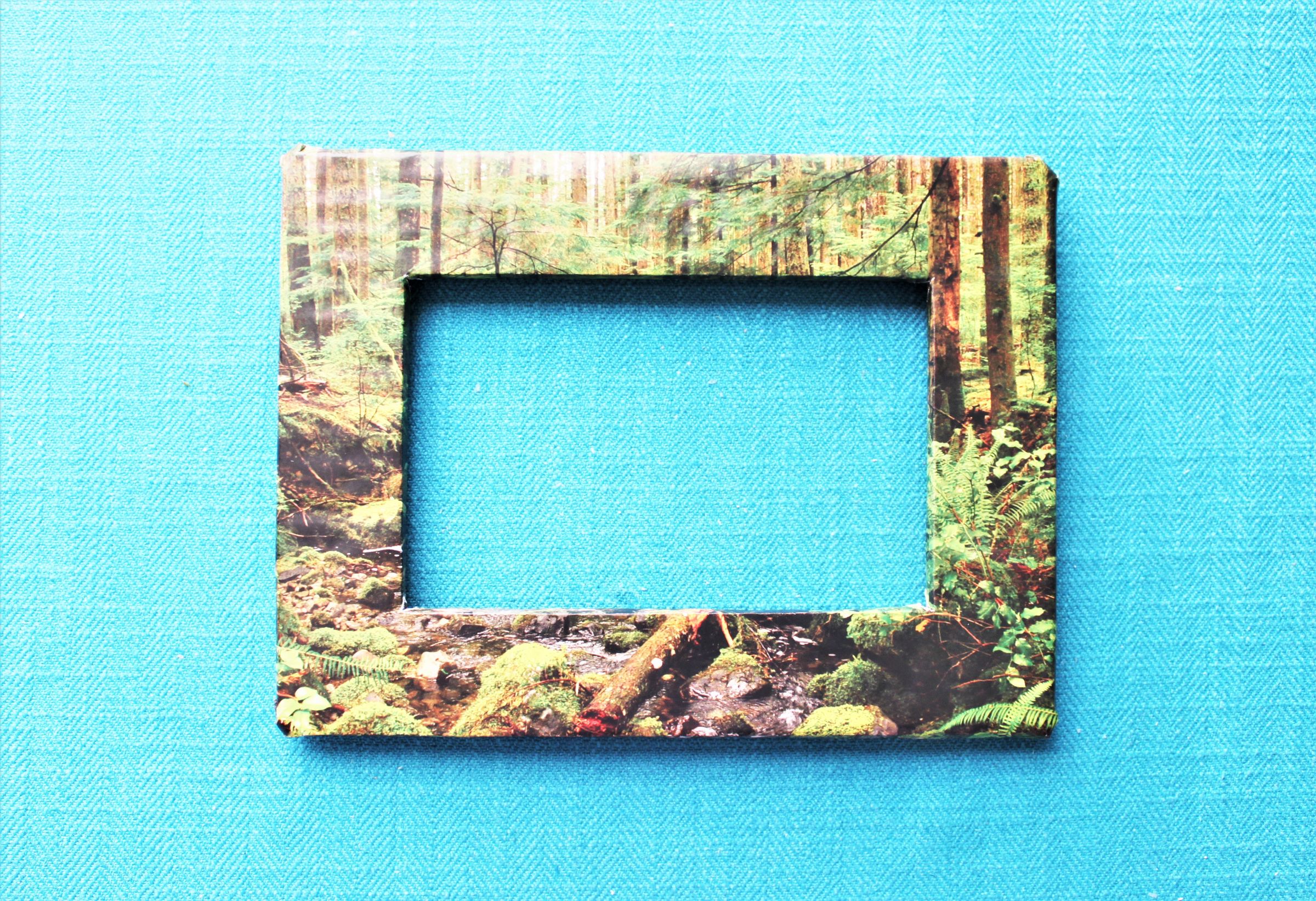 DIY PICTURE FRAME From Cardboard and Decorative Materials : 14 Steps ...