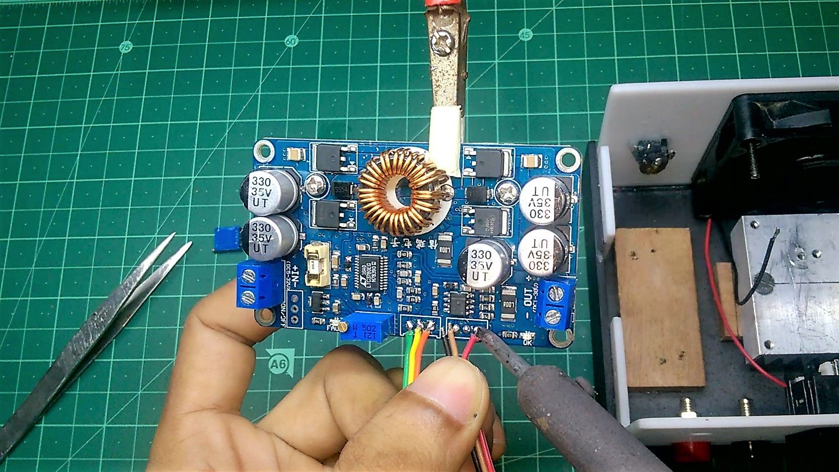 DIY Variable Power Supply With Adjustable Voltage and Current : 14 ...