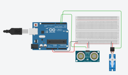 LEARN ULTRASONIC AND SERVO CIRCUIT USING TINKERCAD : 5 Steps ...