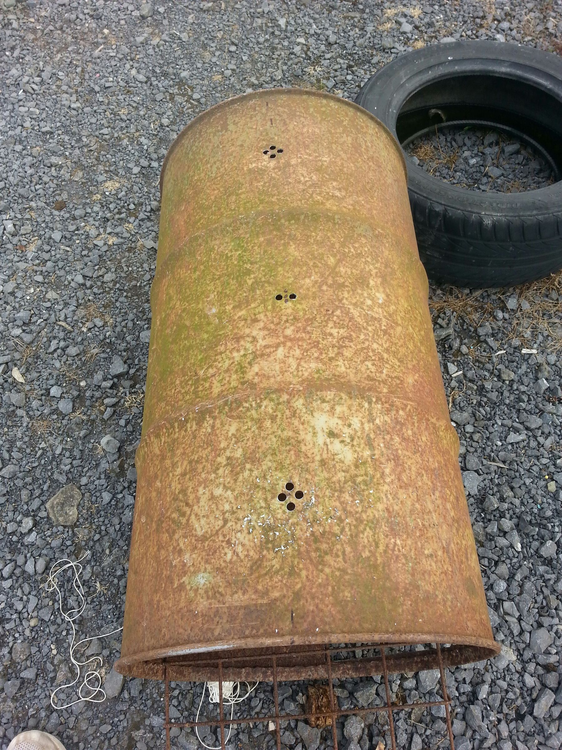 Oil Drum Garden Fire Pit With a Skyline..!! : 10 Steps (with Pictures ...