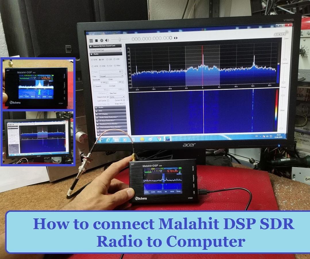 How to Connect the Malahit DSP SDR Radio Receiver to the Computer on ...