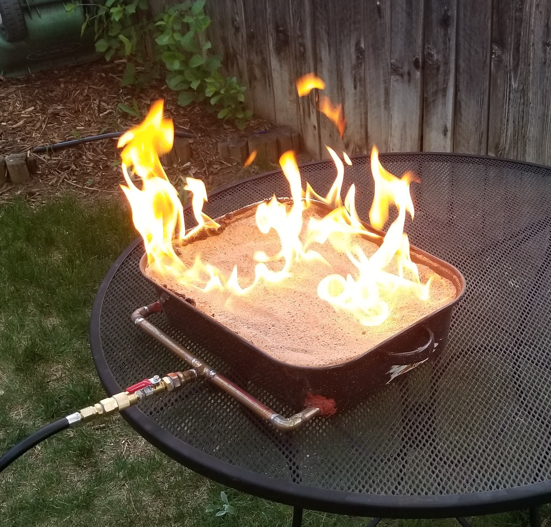 Fire Snakes in Liquid Sand Gas Fire! : 8 Steps (with Pictures ...