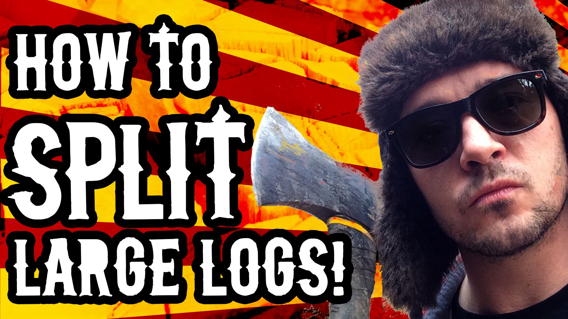 How to Split Large Rounds of Wood Easily : 5 Steps (with Pictures ...