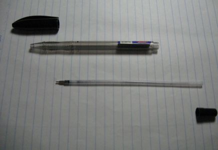 Refill a Ballpoint or Gel Pen With Fountain Pen Ink : 6 Steps ...