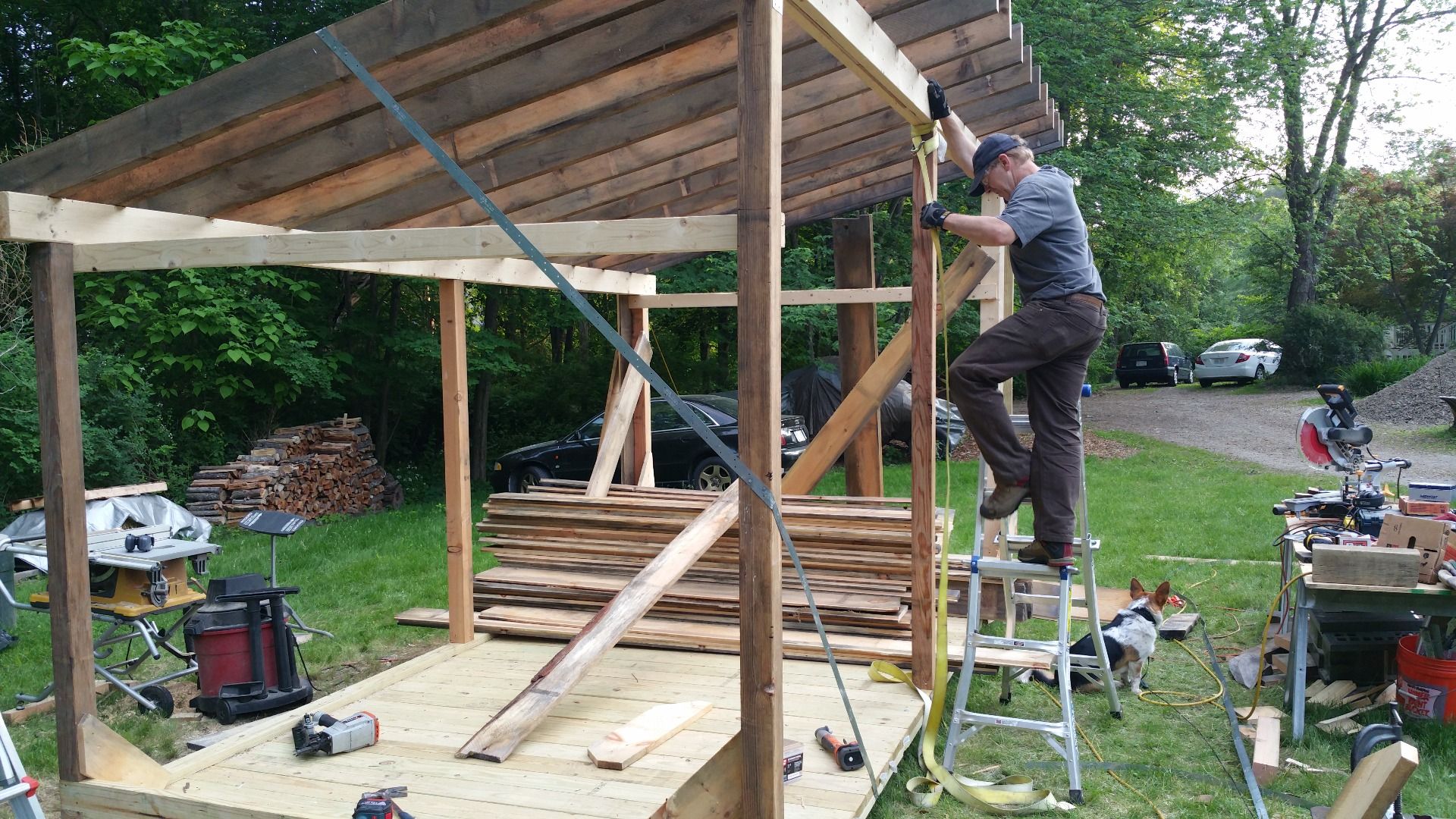 Build a Portable Rough-Sawn Shed : 15 Steps (with Pictures) - Instructables