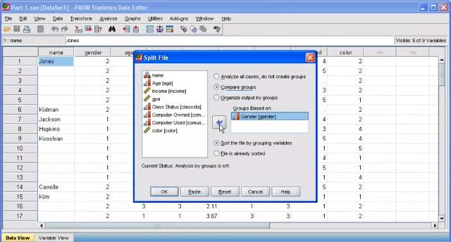 Split File: SPSS (1.8) - Instructables