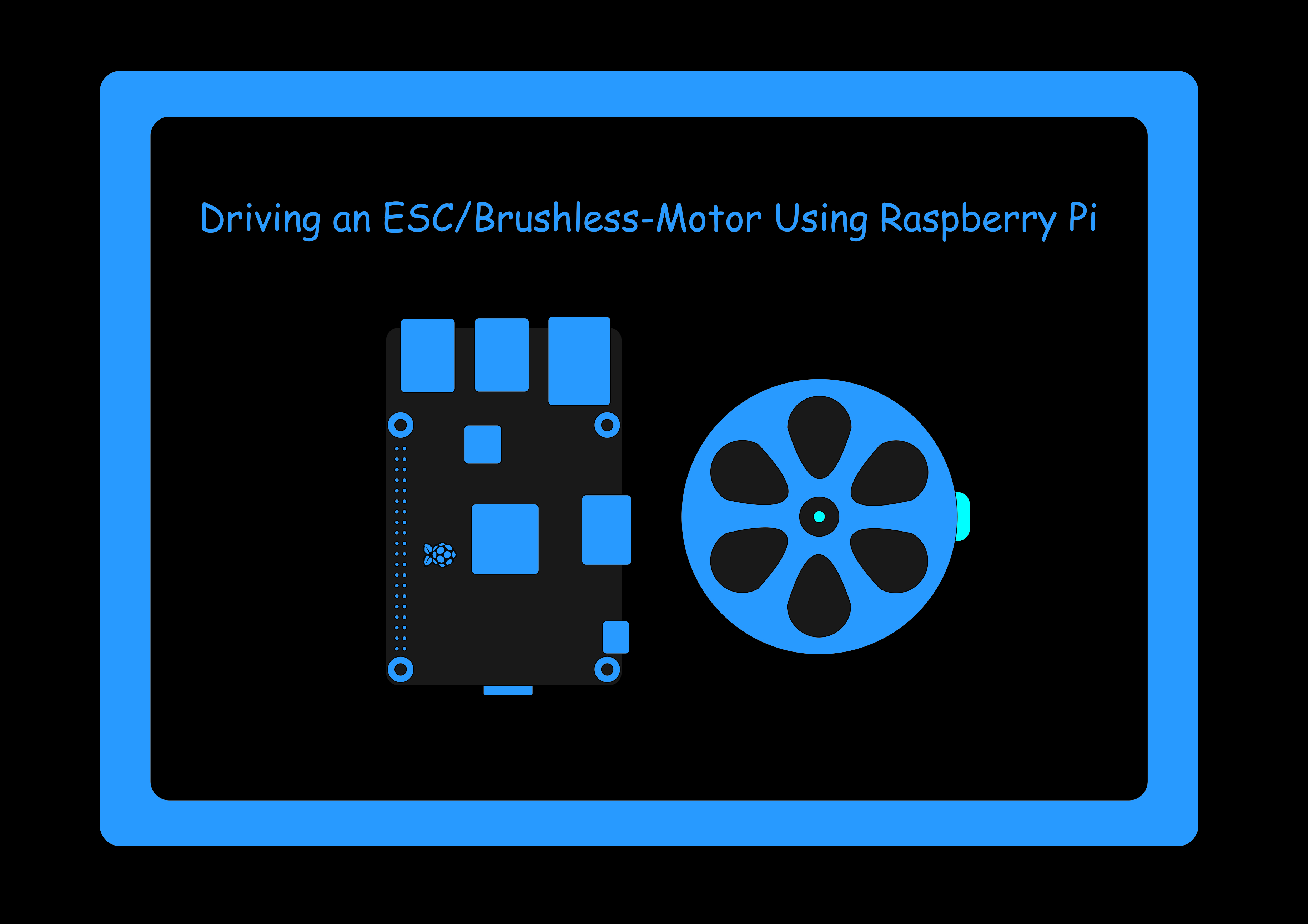 Driving an ESC/Brushless-Motor Using Raspberry Pi : 5 Steps - Instructables