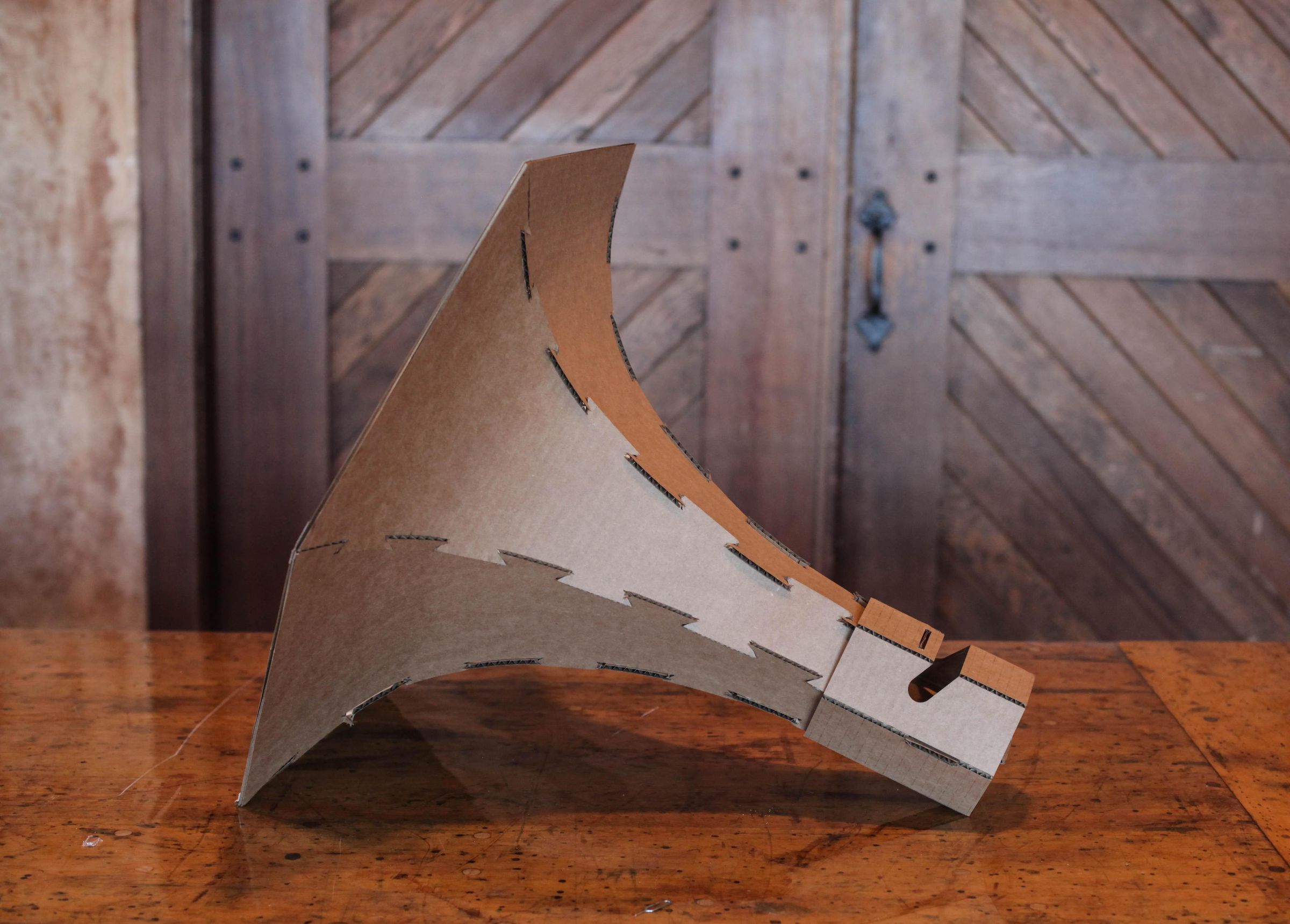 Cardboard Horn Amplifier : 3 Steps (with Pictures) - Instructables