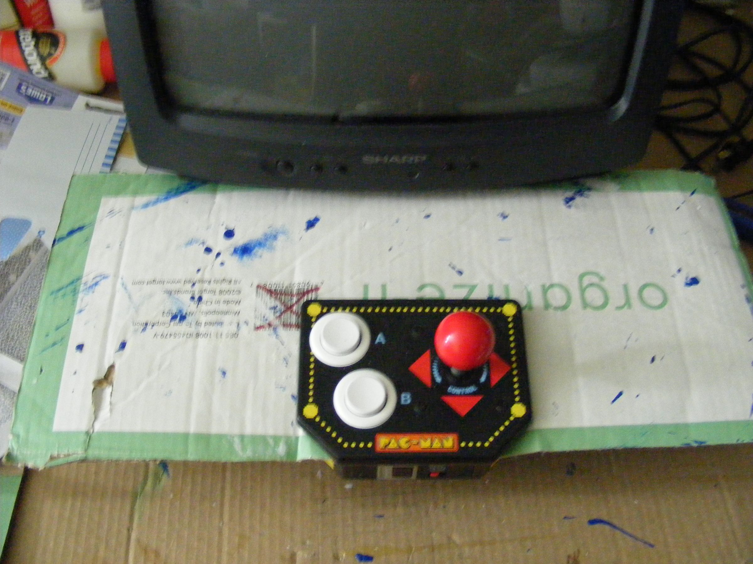 Cardboard Bar Top Arcade Game Console - Lithium Rain Recycled ...