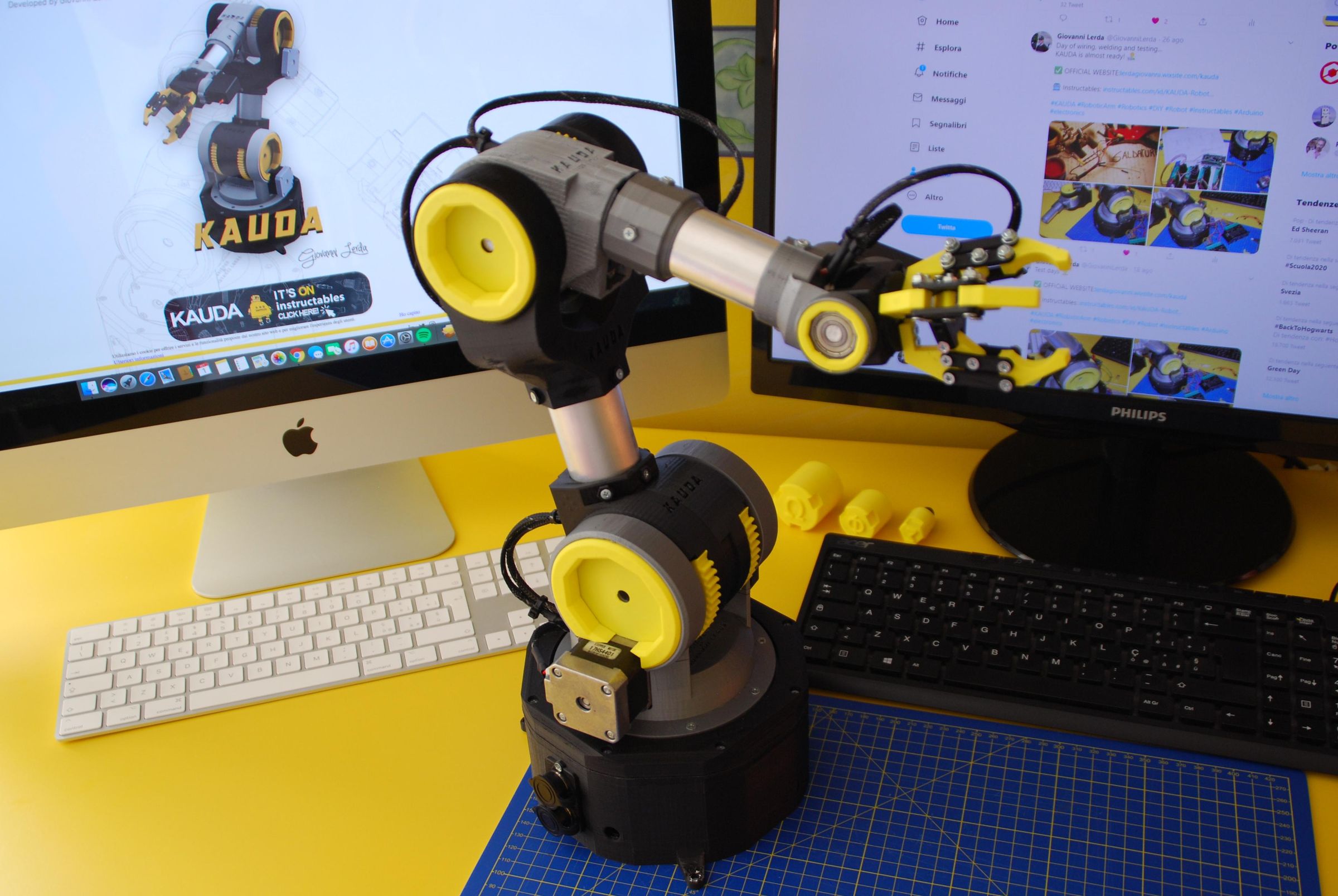 KAUDA Robotic Arm : 12 Steps - Instructables
