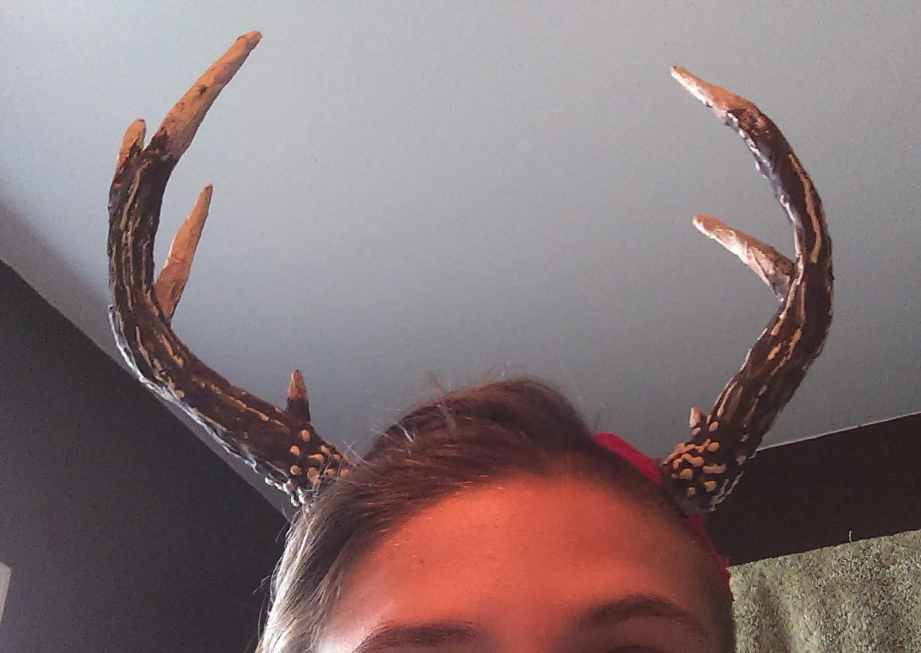Easy, Lightweight Antlers or Horns : 6 Steps (with Pictures ...