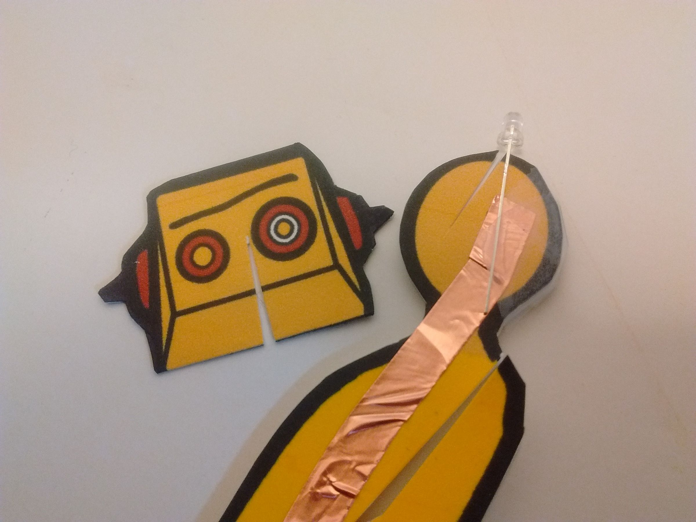Blinky Paper Robot - 1st Paper Circuit Project : 7 Steps (with Pictures ...