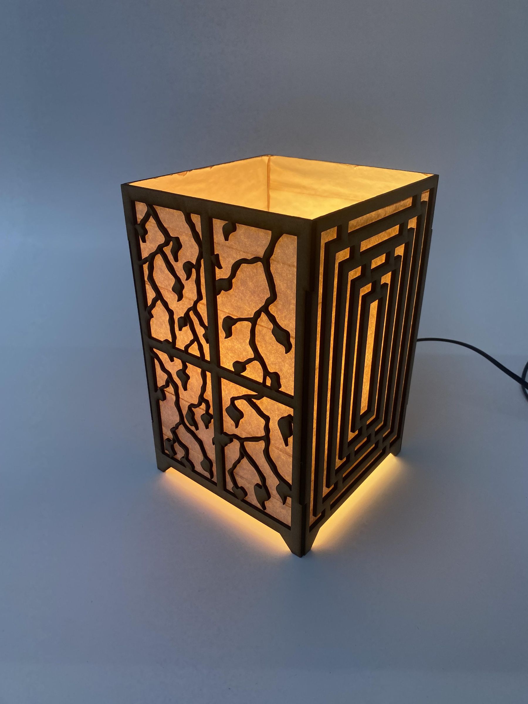 MDF Laser Cut Lamp (4 Sided) : 8 Steps (with Pictures) - Instructables
