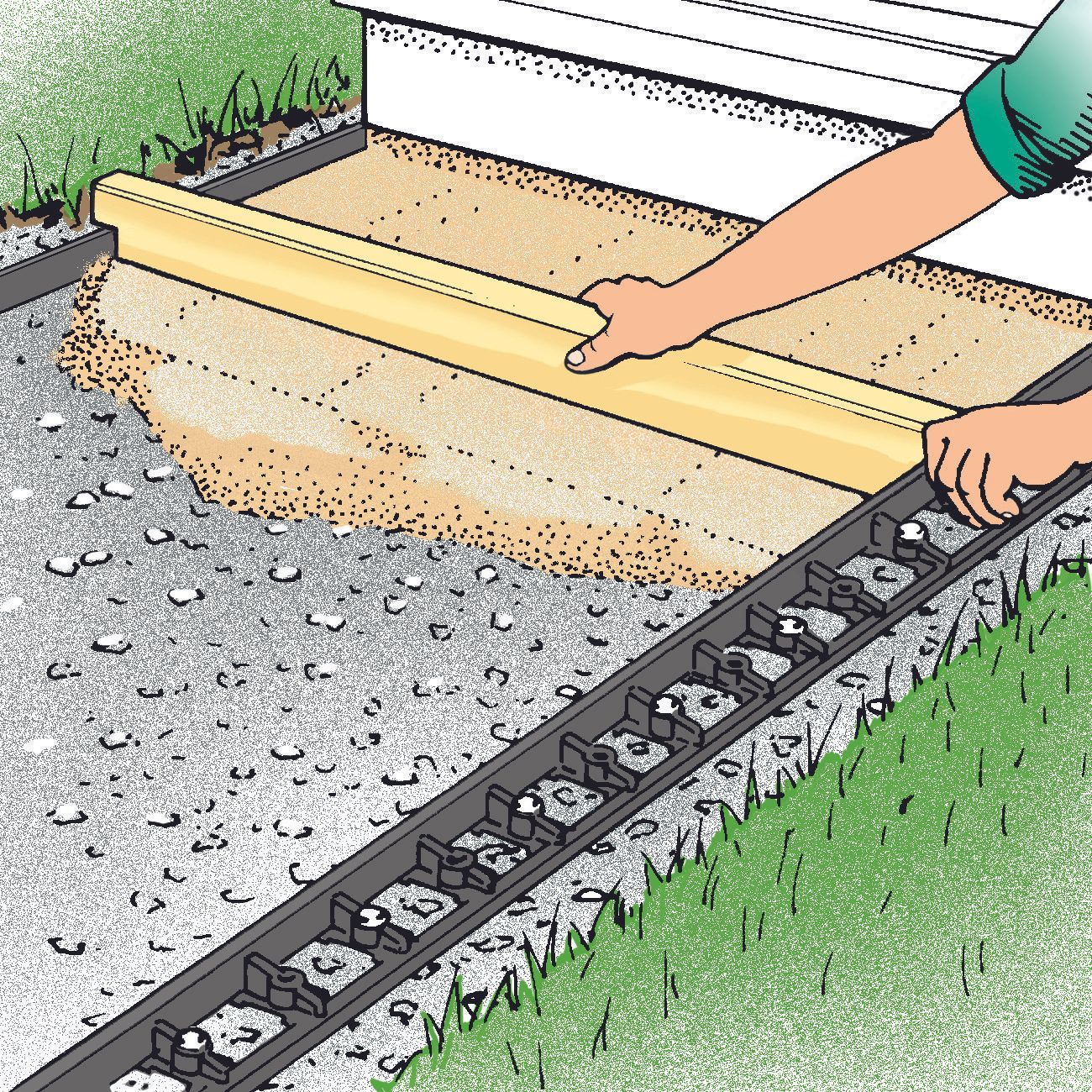 Build a Brick Walkway : 4 Steps - Instructables