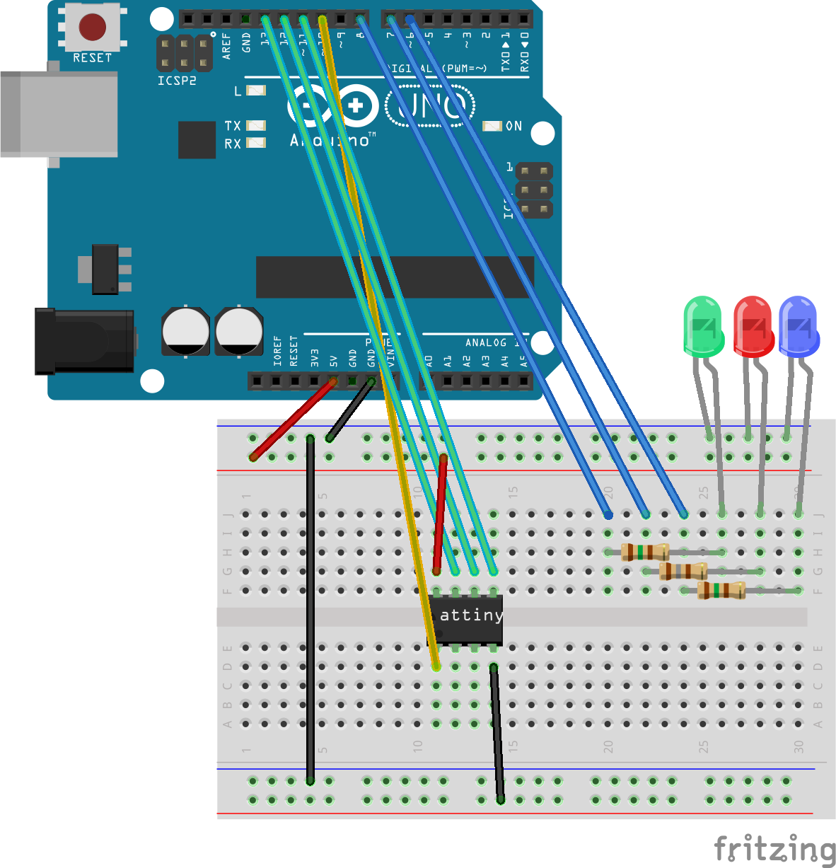 Programming Chips With Your Arduino - AVR ISP Covering ATTiny85 ...