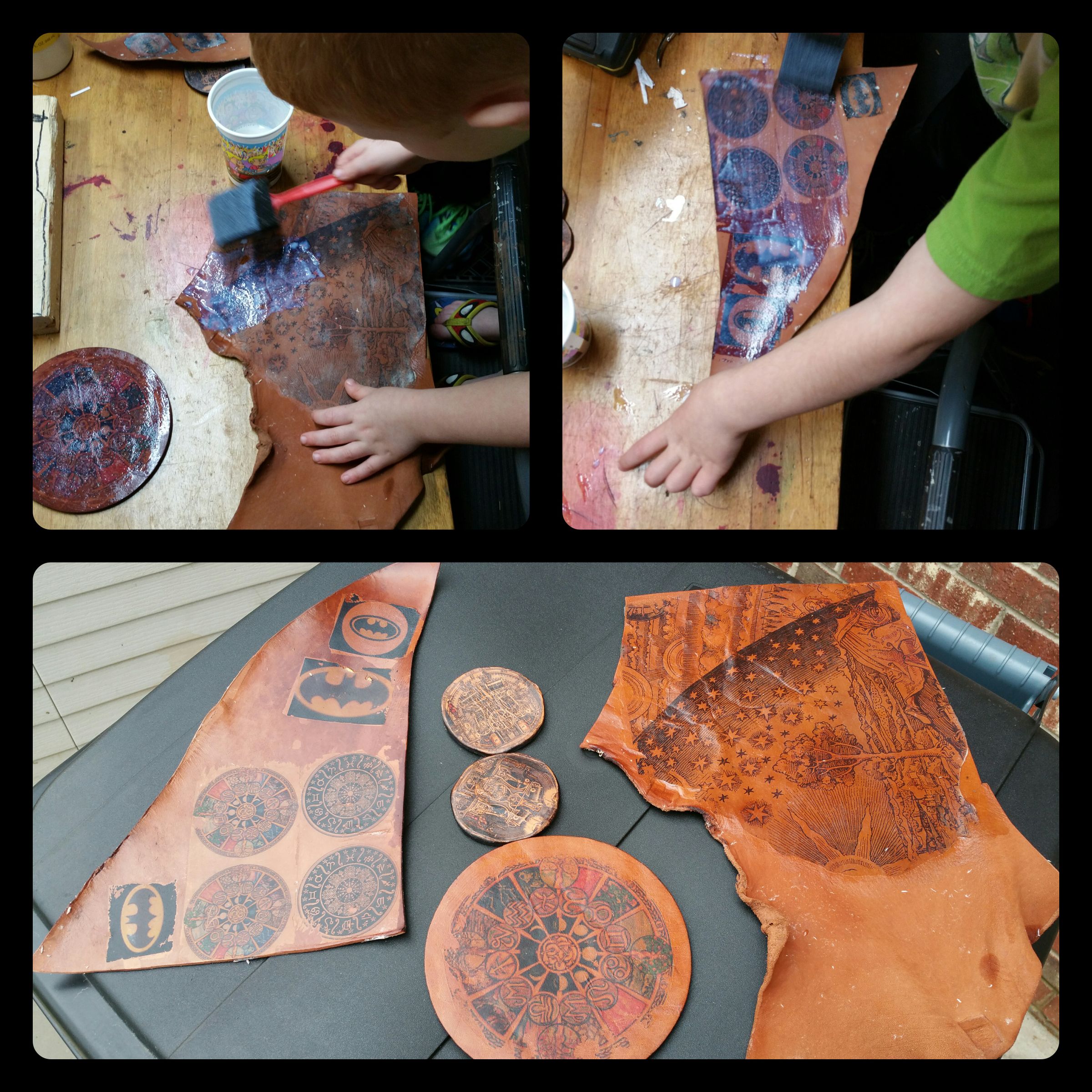 Torins Tutorials: Steampunk Leather Ink Transfer : 8 Steps (with ...