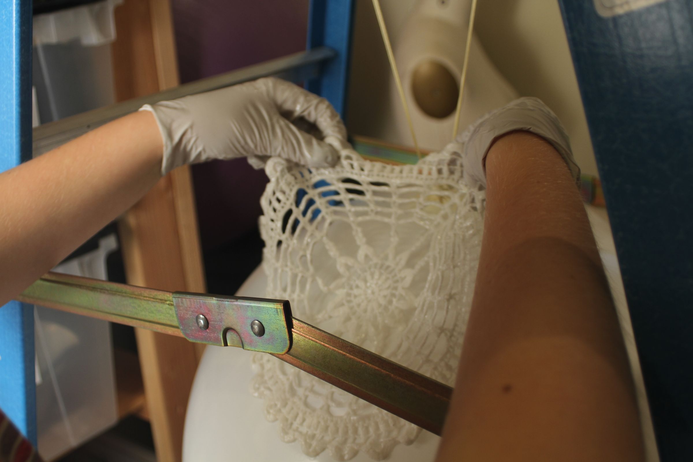 Doily Lamp : 3 Steps (with Pictures) - Instructables