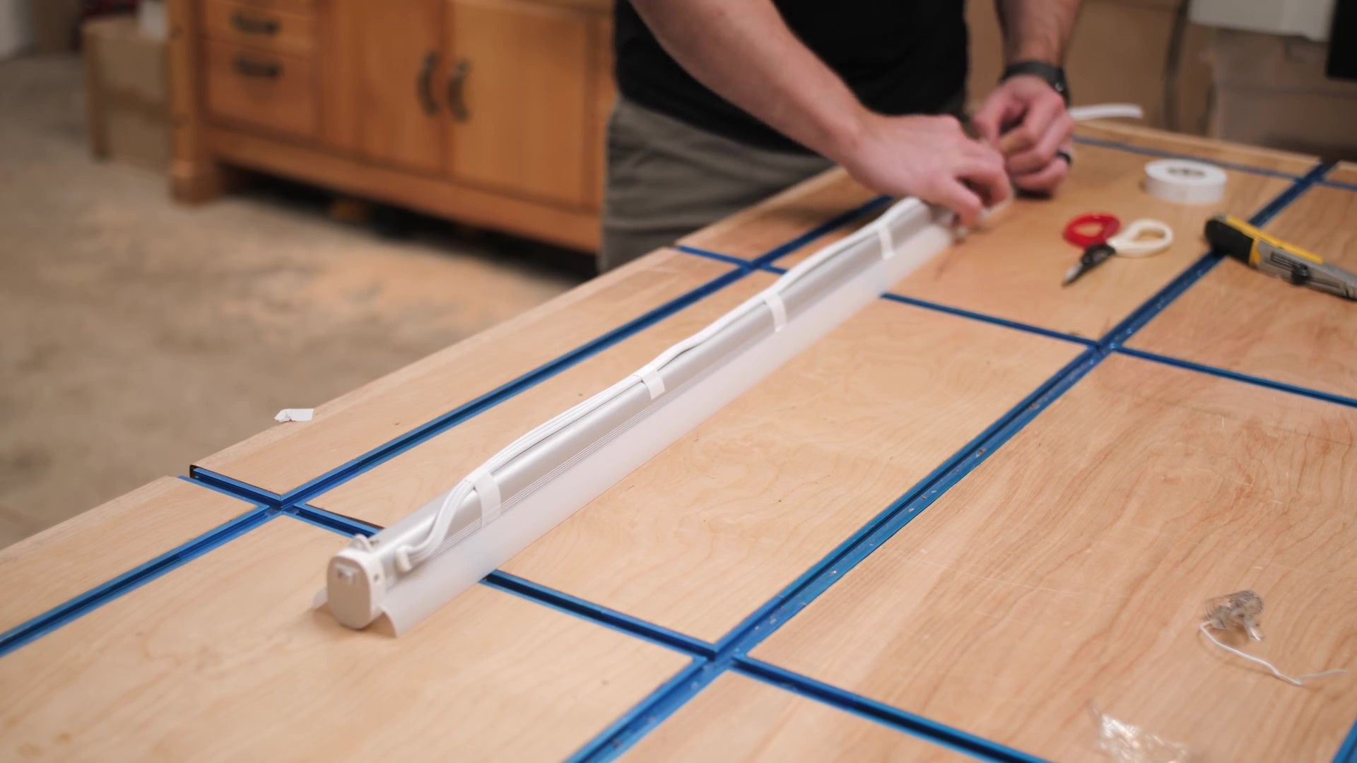 How to Make a DIY Smart LED Floor Lamp // Limited Tools Build : 9 Steps ...