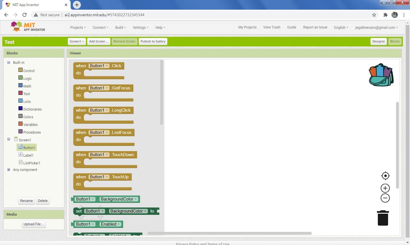 Scratch Built Android App Basics and BT Drawing Robot App : 15 Steps (with Pictures) - Instructables