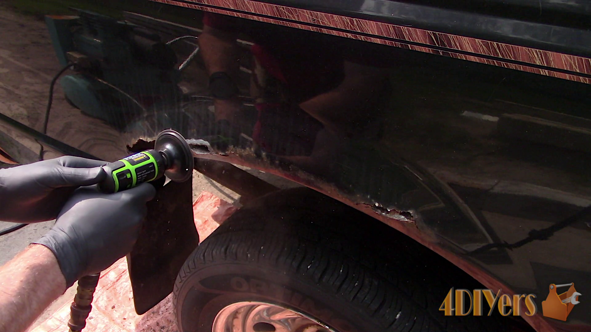How to Fix Rust Holes on a Budget Using Fiberglass - NO WELDING : 10 ...