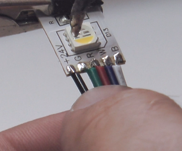 Soldering RGBW and RGB LED Strip Tape : 9 Steps (with Pictures ...