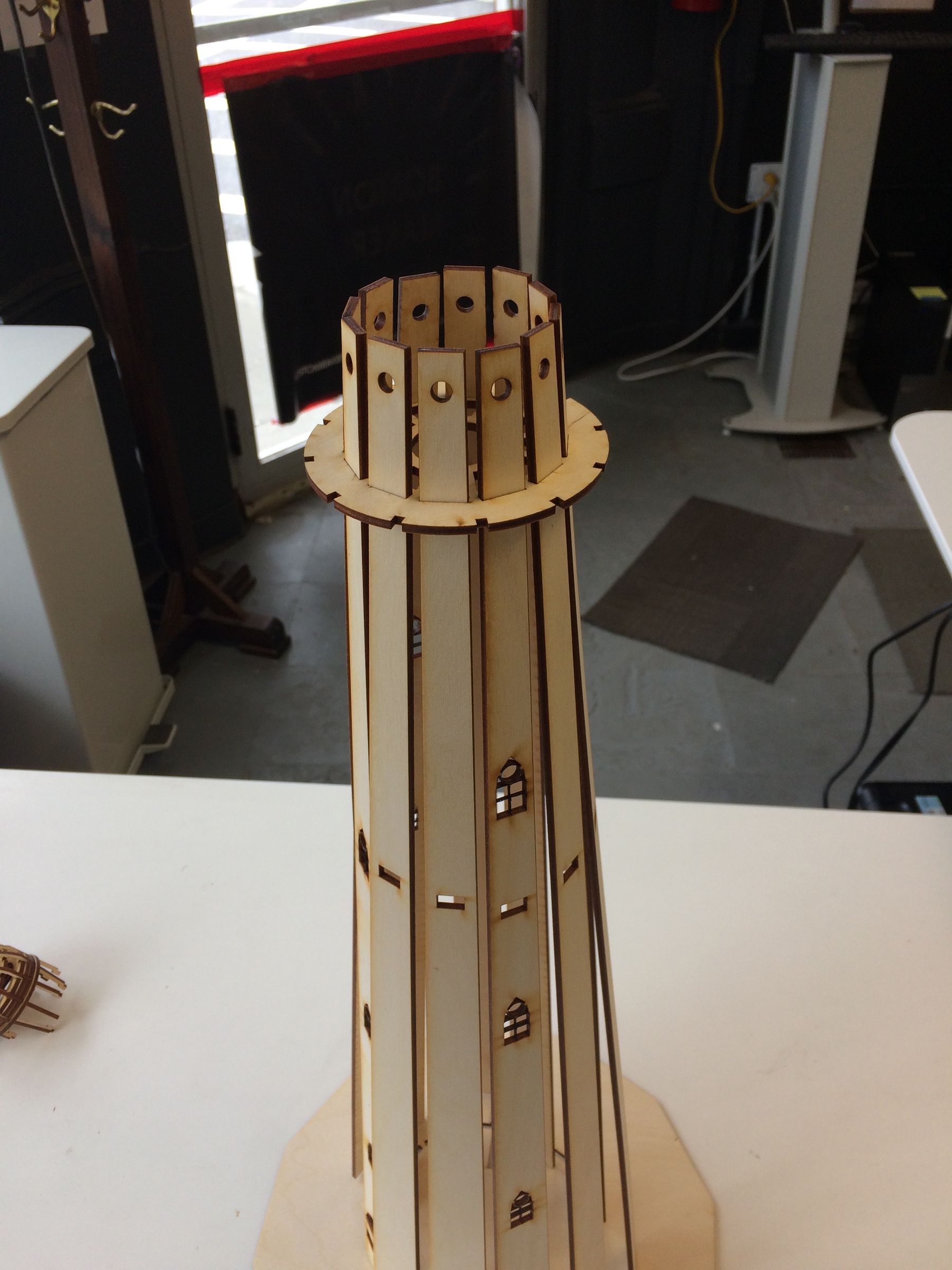 Scheveningen Lighthouse Lamp (Laser-Cut Scale Modeling) : 13 Steps ...