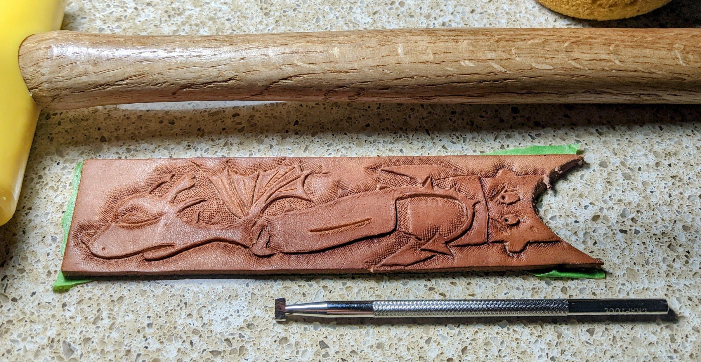 Leather Bookmark From Belt Scrap : 11 Steps (with Pictures) - Instructables