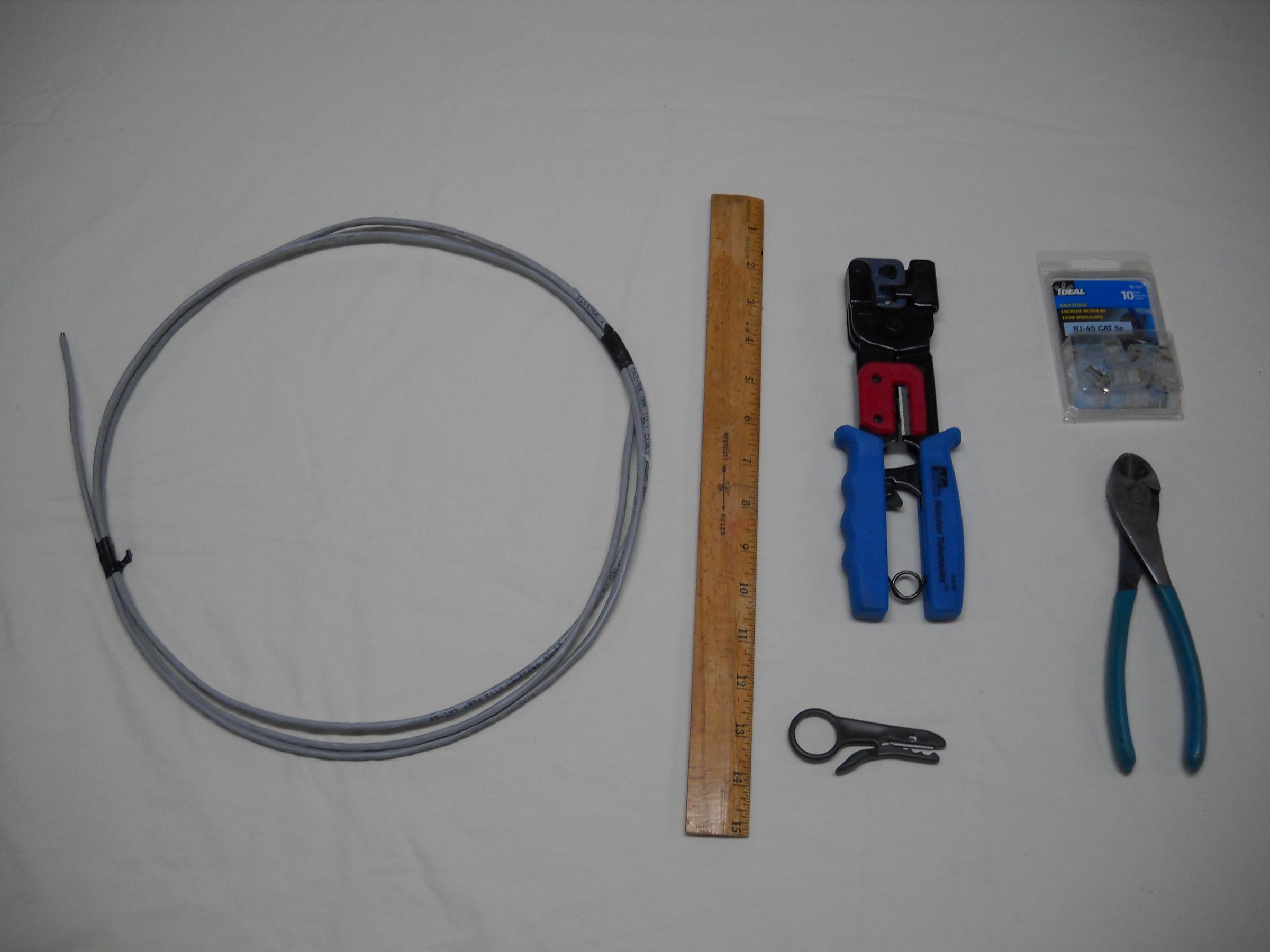 Terminating an Ethernet (CAT5e/CAT6) Cable : 6 Steps - Instructables