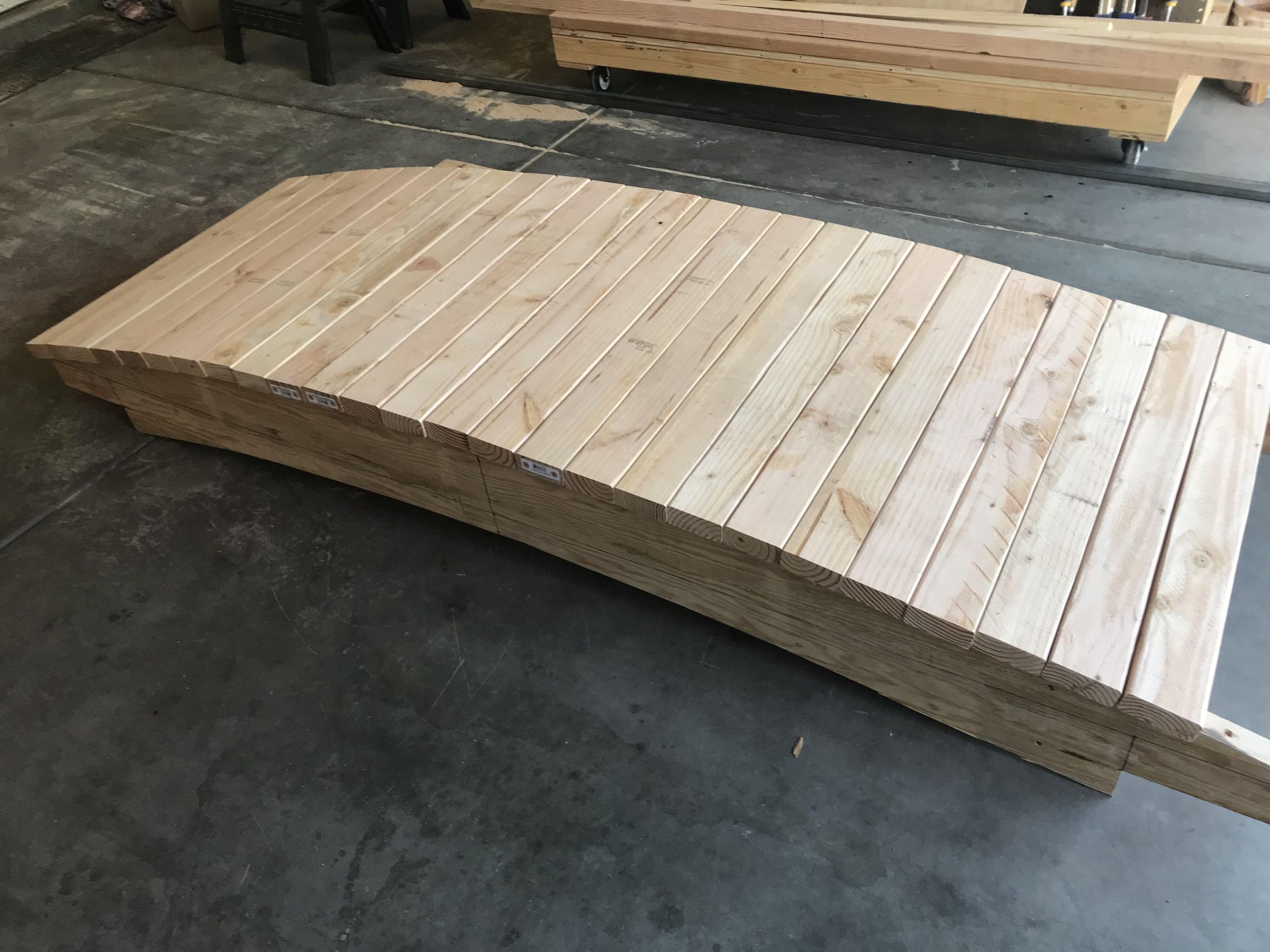 Simple Garden Bridge With Concrete Footings : 7 Steps (with Pictures ...