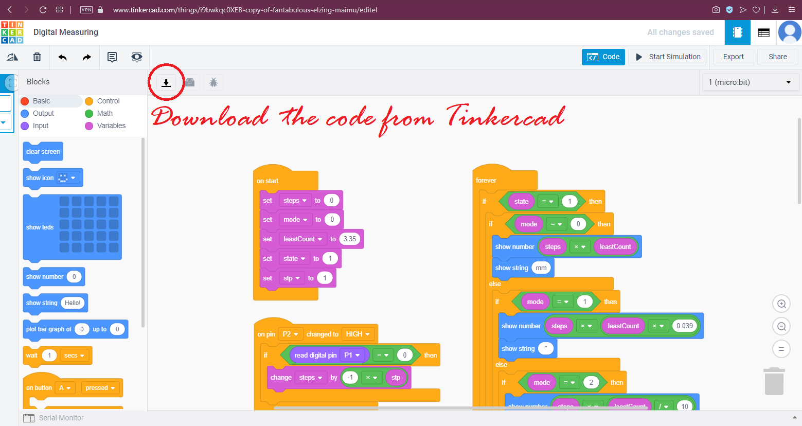 Digital Measuring Roller Using Microbit & Tinkercad : 15 Steps (with ...