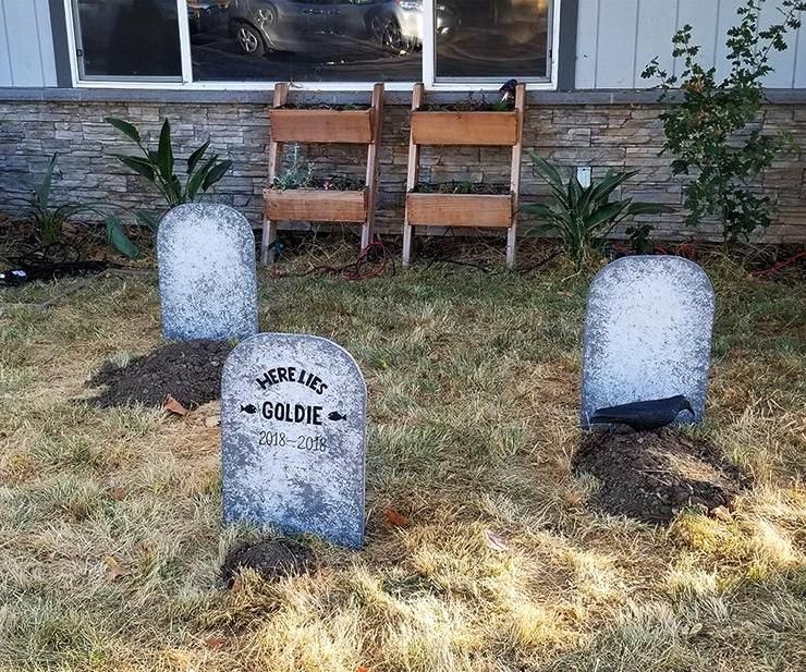 Making a Plywood Gravestone for Halloween : 9 Steps (with Pictures ...