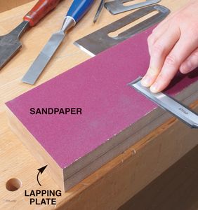How to Sharpen Your Woodworking Tools With Sandpaper : 9 Steps ...